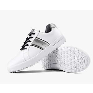 Ybberik Women's Golf Shoes Spikeless Breathable Grey