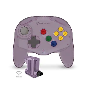 Hyperkin "Admiral" Premium BT Controller for N64/ Nintendo Switch/ Lite/ PC/ Mac/ Android (Amethyst Purple) - Nintendo 64