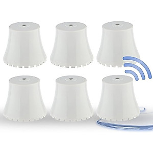 Flood Buzz Water Leak Alarm; Water Leak Detector for Homes and Businesses; Reusable with Factory Installed Battery - 6 Pack
