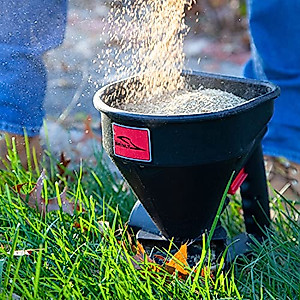 Brinly HHS3-5BH 5lb. All-Season Handheld Spreader with Easy-Fill Design for Seed, Ice Melt, & Fertilizer