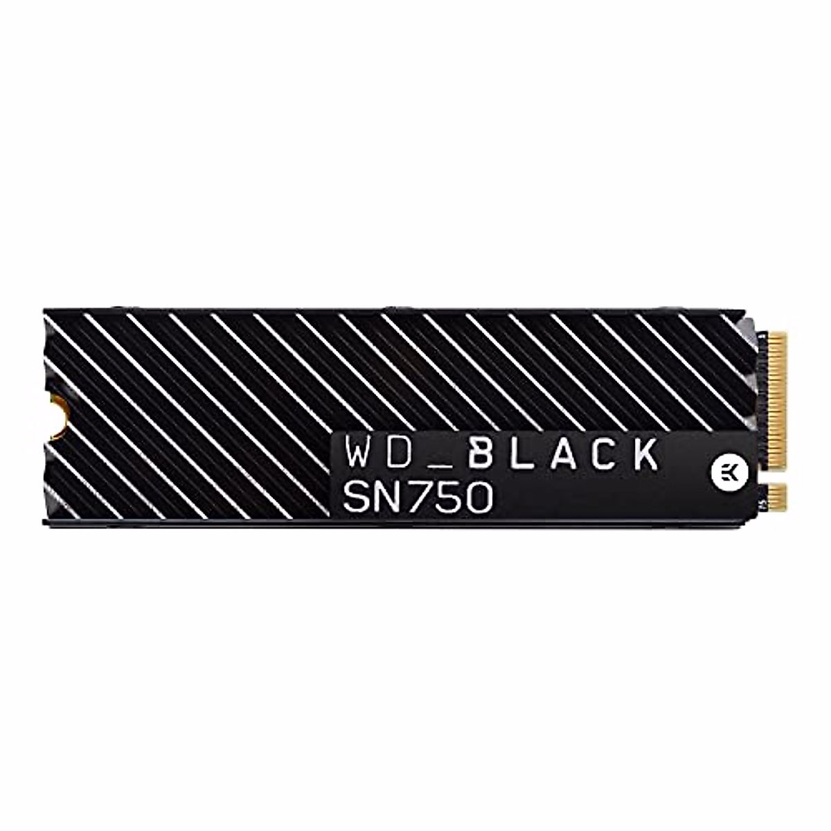 WD_BLACK 2TB SN750 NVMe Internal Gaming SSD Solid State Drive with Heatsink - Gen3 PCIe, M.2 2280, 3D NAND, Up to 3,400 MB/s - WDS200T3XHC