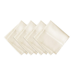 Newbridge 60 x 144 Inch Rectangle Fabric Tablecloth, Elegance Plaid, 100% Polyester, No Iron Soil Resistant Dining Room, Party and Banquet Table Cover, Solid Textured, Beige