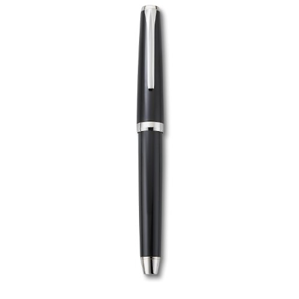 PILOT Metal Falcon Collection Fountain Pen, Black Barrel, Fine Nib (60570)
