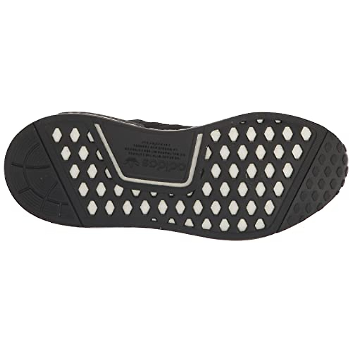 adidas Originals Women's NMD_R1 Sneaker, Black/White/Blue Dawn, 6