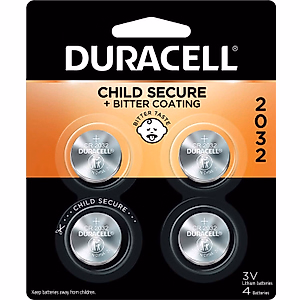 Duracell Lithium Medical Battery, 3V, 2032, 4/Pack, Model: , Hand/Wrist Watch Store