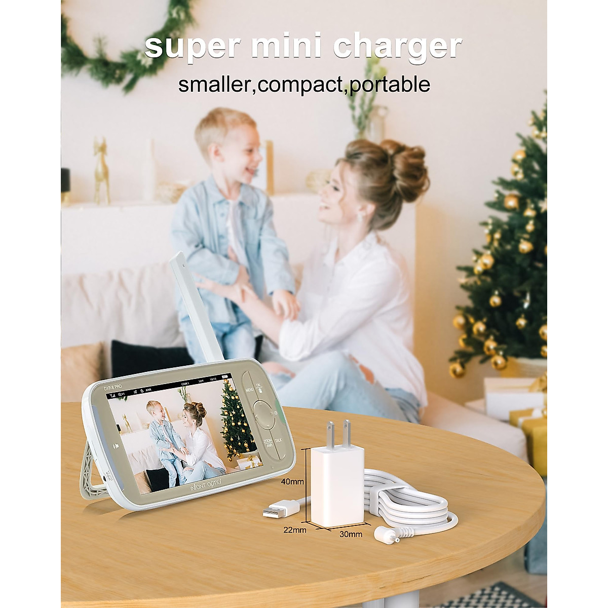 Replacement for Infant Optics Dxr-8 Pro Charger Only Compatible with Infant Optics Baby Monitor (NOT for Camera Unit/NOT for DXR8)