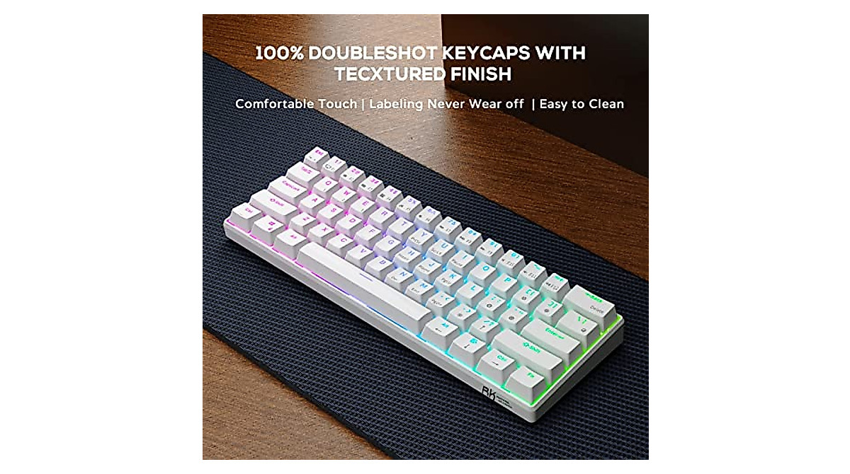 RK ROYAL KLUDGE RK61 60% Mechanical Keyboard with RGB Backlit