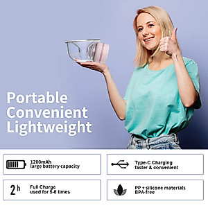 TOVVILD Wearable Breast Pump Hands Free - Electric Portable Wireless Breast Pumps, 3 Modes & 9 Levels Breastfeeding Milk Pump, Adjustable Painless Strong Suction Memory Function - 24 mm Flange