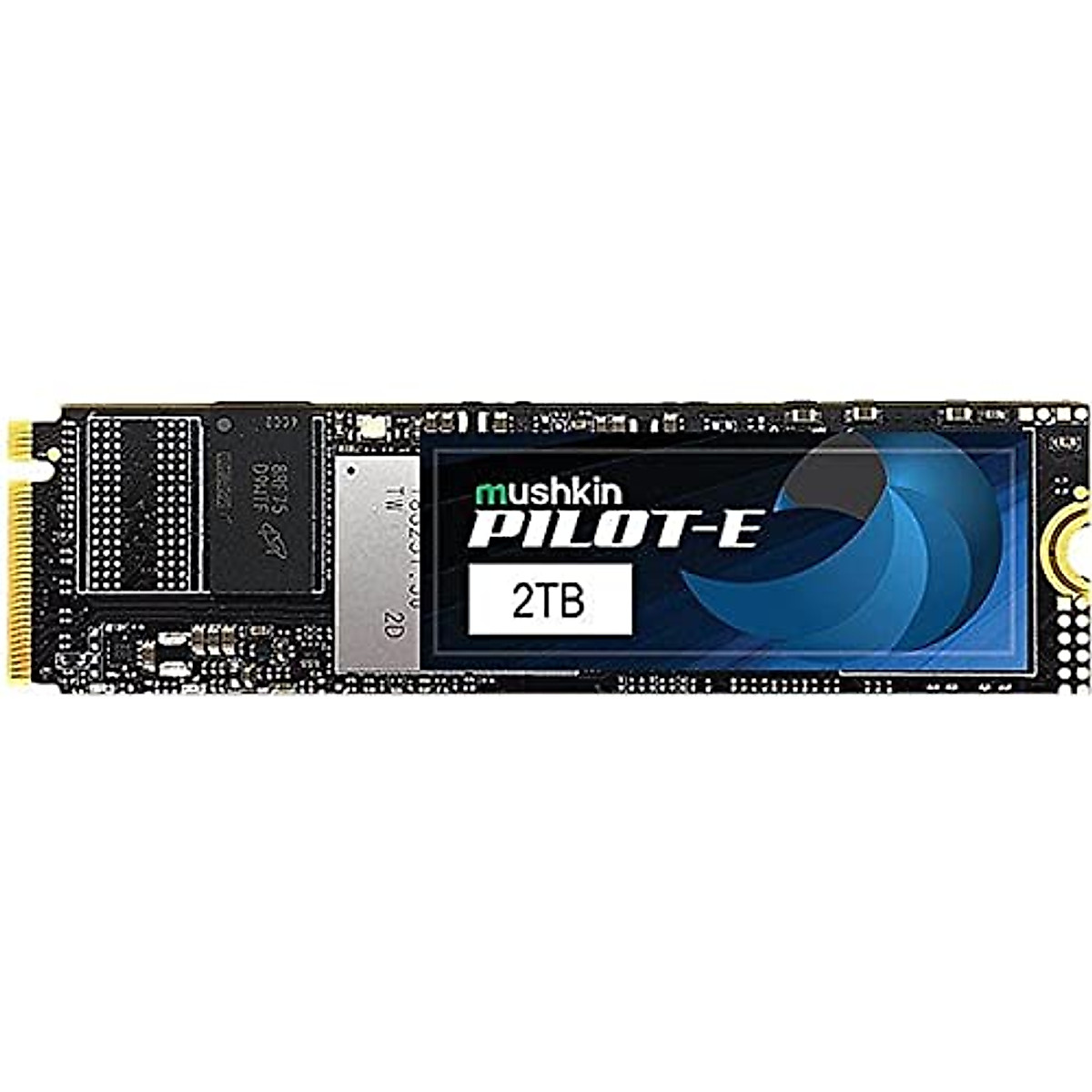 Mushkin Pilot-E – 2TB PCIe NVMe – Opal Data Encryption – M.2 (2280) Internal Solid State Drive (SSD) – Gen3 x4 – 3D TLC - (MKNSSDPE2TB-D8)