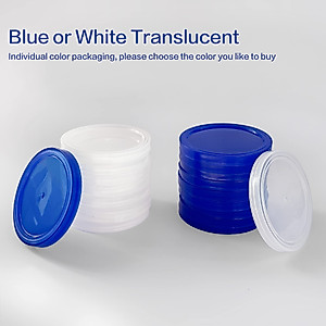 Oui Yogurt Jar Lids-12 pack Oui Lids for Yoplait Yogurt Container,Sealed against leaks lids for oui yogurt jars Blue…