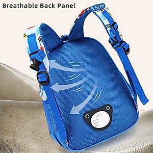 willikiva Car Kids Toddler Backpack for Boys Girls Waterproof Children School Bag(Car)