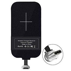 [Short Version] Type C Wireless Charging Receiver, Nillkin Magic Tag USB C Qi Wireless Charger Receiver Chip for Google Pixe 6a/5a/2/3a/Nexus 6P A53 A52 and Other USB-C Phones