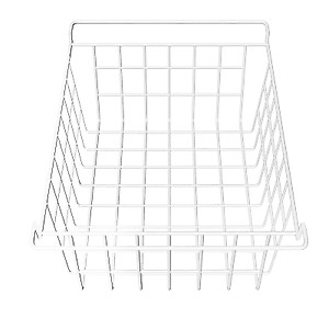 Orgneas 17.5inch Chest Freezer Organizer Bins Deep Freezer Basket Storage Rack Bins Metal Wire Baskets Large Size 2 Packs