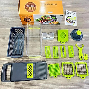 Mandoline 12 In 1 Food Fruit Onion Potatoes Peeler Slicer Vegetable Cutter Manual Vegetable Chopper