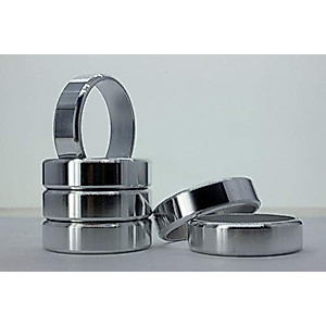 DODOFUN Upgrade Version Bisquette Savers for Bradley Smoker Wood Spacer Aluminum Pucks BBQ (Pack of 6)