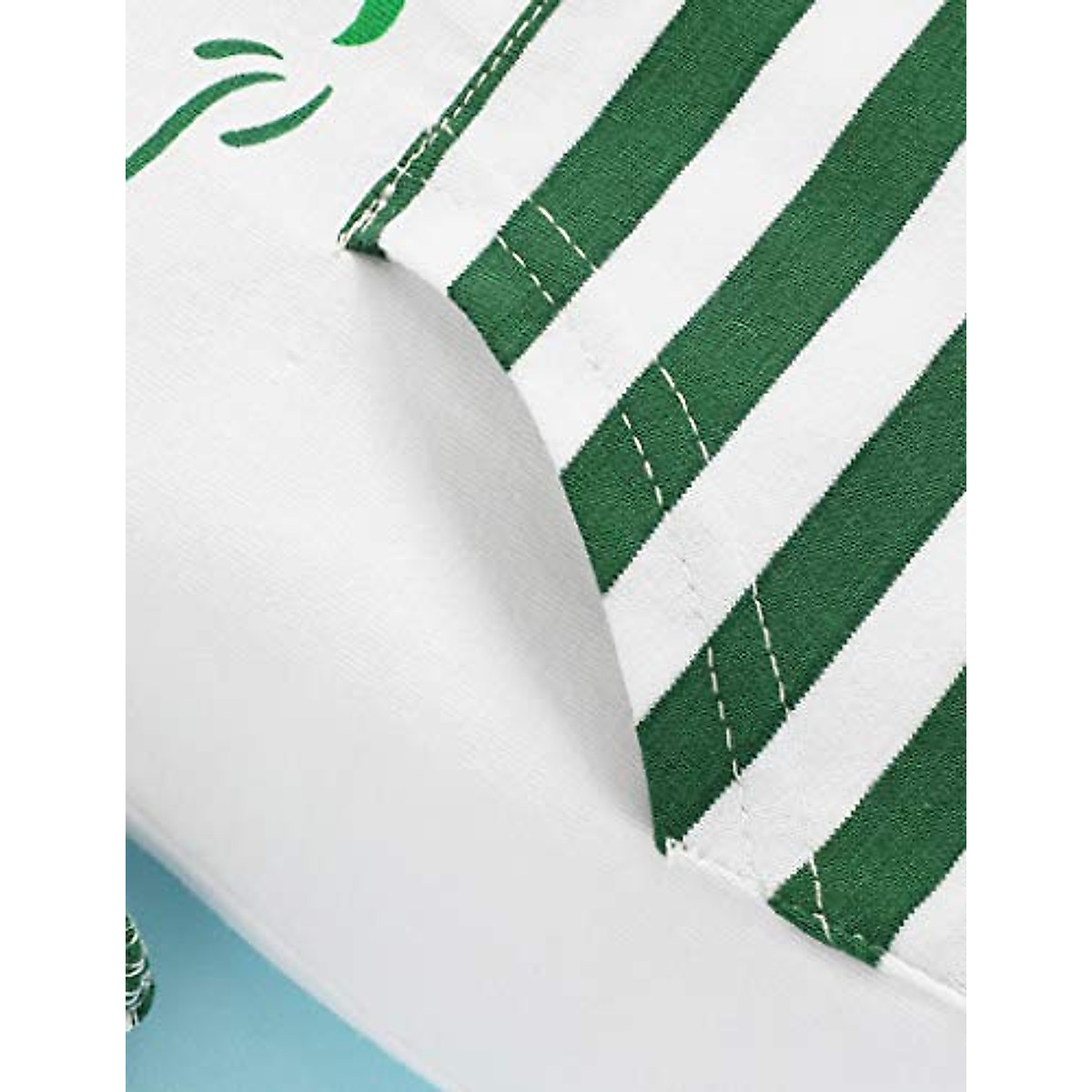 WALSONER My First St Patrick's Outfit Baby Boy Stripe Hooded Romper Bodysuit St.Patrick's Day Clothes 6-9 Months