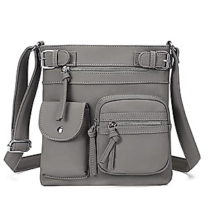 KL928 Crossbody Bags for Women Shoulder Purses and Handbags (grey)