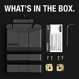 NOCO Lithium NLP5, Group 5, 250A Lithium LiFePO4 Motorcycle Battery, 12V 2Ah ATV, UTV, Jet Ski, 4 Wheeler, Quad, Riding Lawn Mower, Tractor, Scooter, PWC, Seadoo, Polaris and Generator Battery