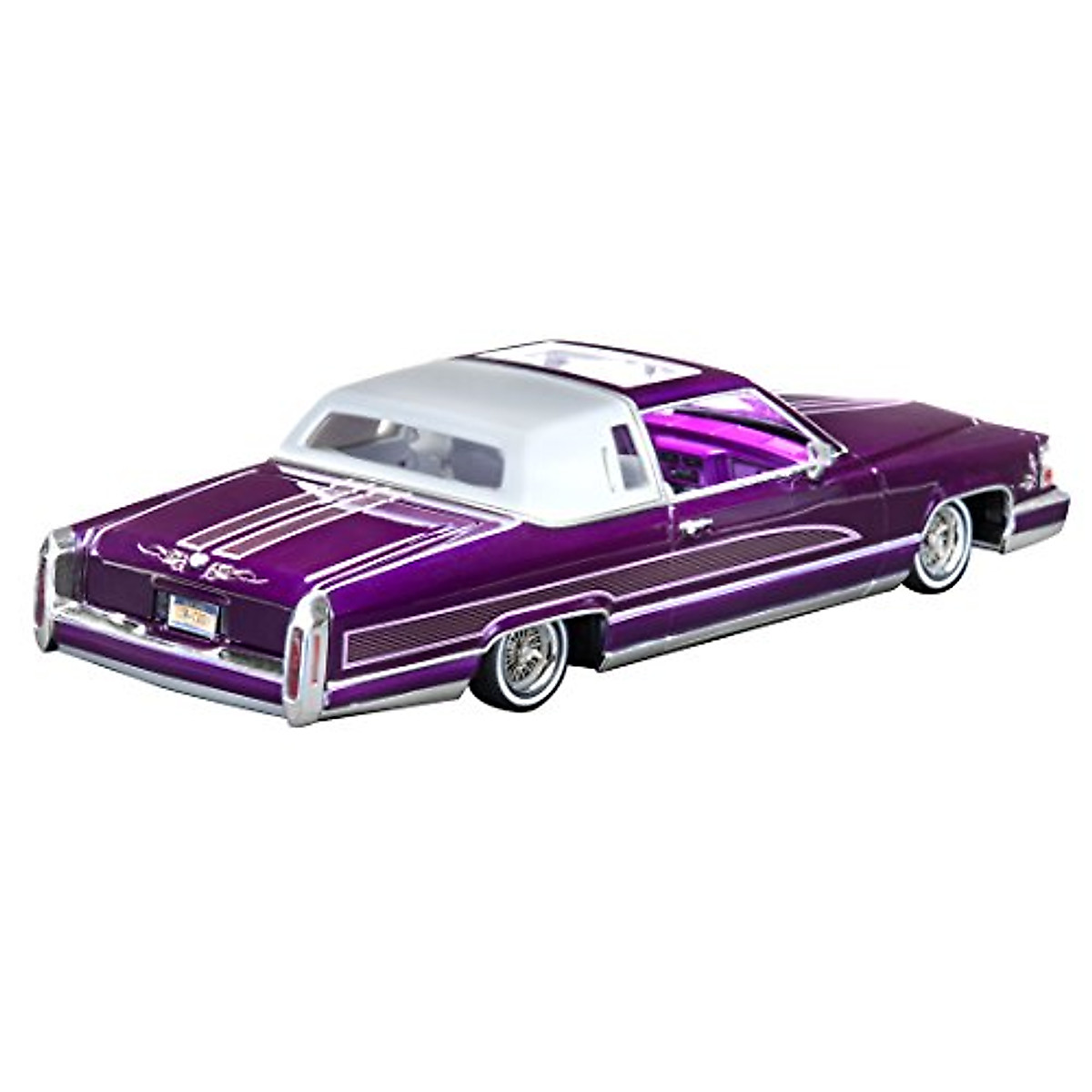 Revell 85-4438 Custom Cadillac Lowrider Model Car Kit 1:25 Scale 110-Piece Skill Level 5 Plastic Model Building Kit , Purple
