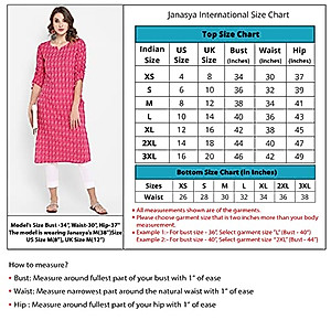 Janasya Indian Women's Maroon Rayon Kurti With Sharara And Dupatta(SET322-KR-SHA-XS)