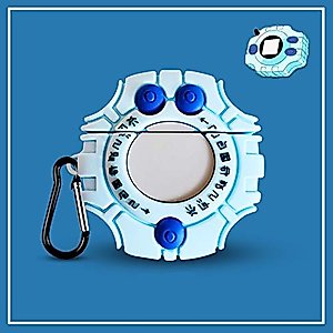 Joyleop(Digital Baby) Compatible with Airpods 1/ 2 Case Cover, 3D Cute Cartoon Funny Fun, Soft Silicone Airpod Character Skin Keychain Ring, Girls Boys Teens Men, Case for Air pods 1& 2