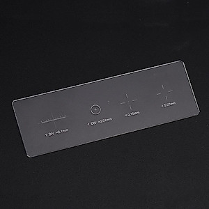 Microscope Slides Reticle Calibration Slide Ruler Microscope Objective Micrometer Calibration Slide Glass Stage Micrometer DIV 0.01mm