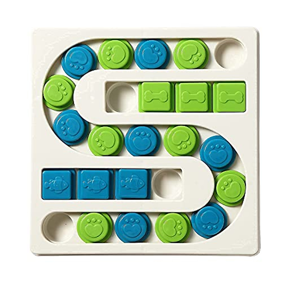 Smart Paws Interactive Pet Puzzle Toys, Level 3 Dog Slow Feeder,Dog Puzzle Feeder,Rabbit Toy