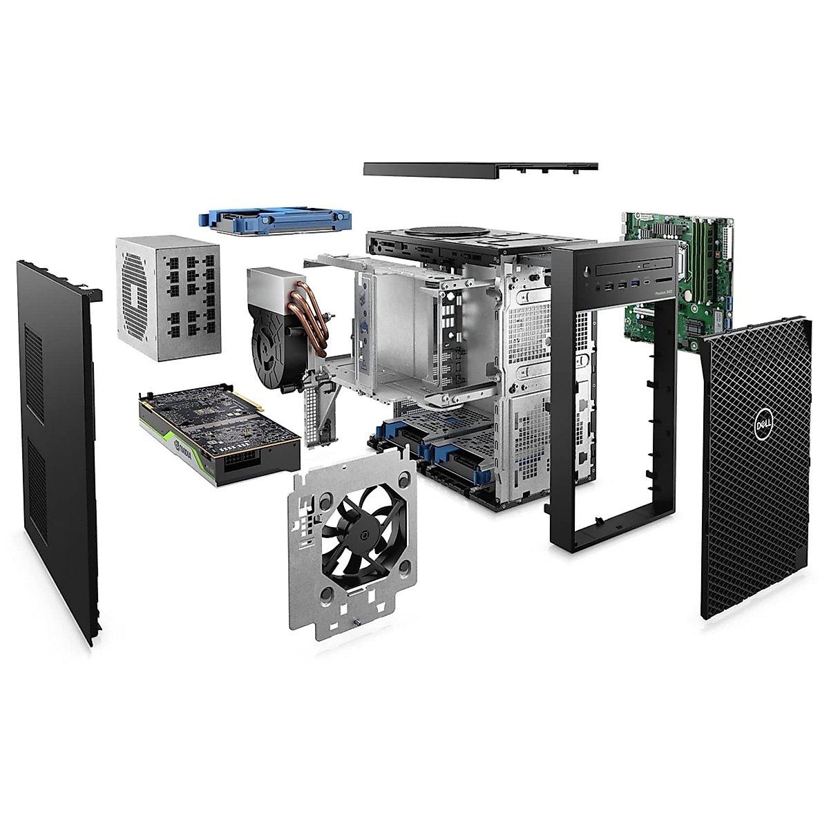 Dell Precision T3650 Workstation Desktop (2021) | Core i9-1TB SSD - 32GB RAM - RTX 5000 | 8 Cores @ 4.9 GHz - 11th Gen CPU - 16GB GDDR6 (Renewed)