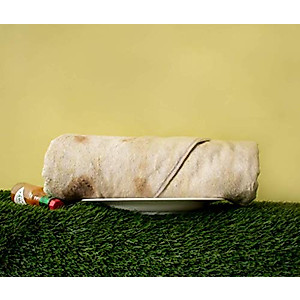 JpGdn Burrito Tortilla Blanket, Mexico Wrap Throw Blanket Round Novelty Tortilla Wrap Egg Roll Carpet for Adults and Kids to be a Giant Human Burrito Flannel Fleece (Blanket-B, 180cm(70in))