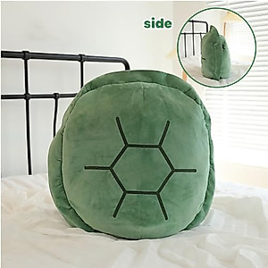 SEAHOME 40 Inch Wearable Turtle Shell Pillows,Tortoise Plush Pillow Stuffed Animal Costume Toy Funny Dress Up,Creative Gifts for Boys and Girls