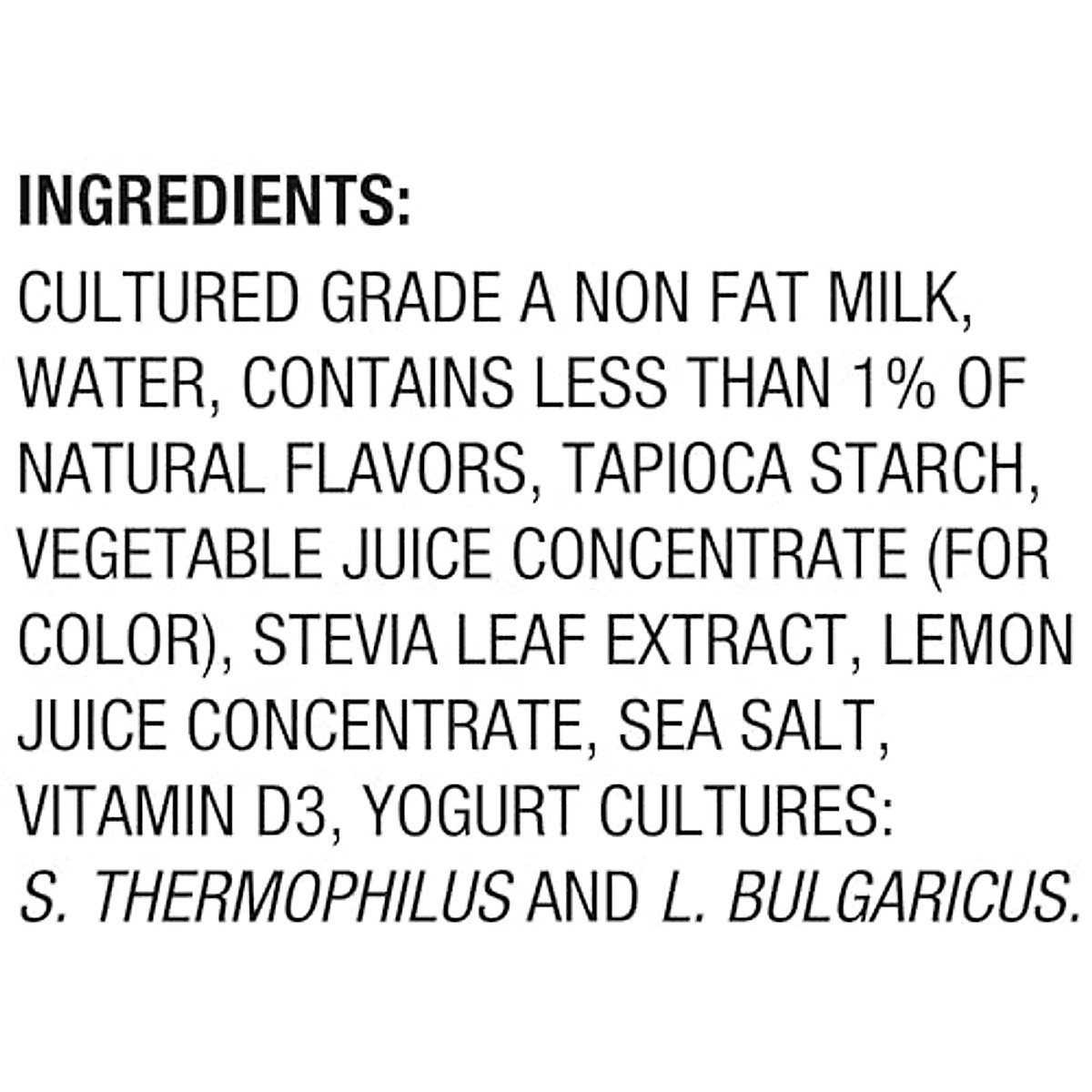 Oikos Triple Zero Strawberry Nonfat Greek Yogurt Pack, 0% Fat, Sugar Free and 0 Artificial Sweeteners, Just Delicious High Protein Yogurt, 4 Ct, 5.3 OZ Cups