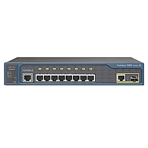 (Renewed) Cisco WS-C2960-8TC-L Catalyst 2960 8 10/100 + 1 T/SFP LAN Base Image