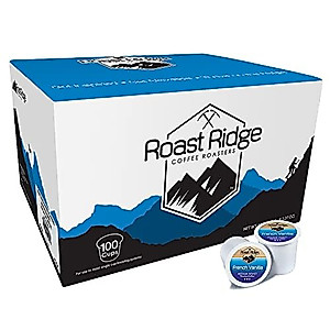 Roast Ridge Single Serve Coffee Pods for Keurig K-Cup Brewers, French Vanilla Blend, Medium Roast, 100 Count
