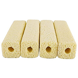 RealPlus 6.2" Long Large Aquarium Filter Media, 30pcs Ceramic Bio Media Blocks for Sump Tank Pond Fish Tank