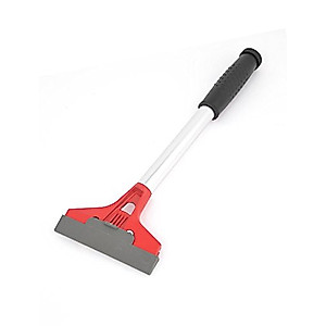 uxcell A14042600ux0015 1 Pack Car Windscreen Cleaner Nonslip Handle Metal Blade Ice Snow Scraper