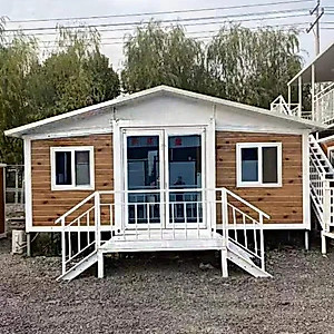 Fast Build Folding Double Wings Rooms Expandable Prefab Container House with 2/3 Bedrooms and Bathroom