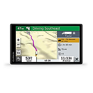 Garmin Dezl OTR500, 5.5-inch GPS Truck Navigator, Custom Truck Routing and Load-to-Dock Guidance, 010-02603-00 (Renewed)