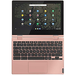 Lenovo Chromebook C340 2in1 Laptop, 11.6" HD (1366 X 768) Touchscreen Display, Intel Celeron N4000 Processor, 4GB LPDDR4 RAM,32GB SSD, Intel UHD Graphics 600, Chrome OS, Sand Pink
