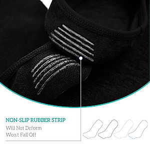 Hellomamma Toe Socks for Men No Show Running Five Finger Socks Invisible Low Cut Boat Loafer Socks