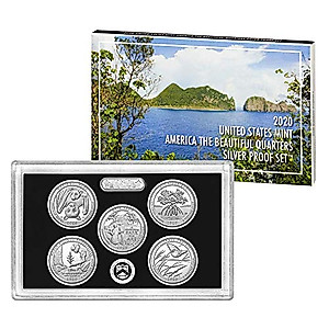 2020 S America The Beautiful 2020 Silver Quarter Proof Set America The Beautiful .999 Silver Complete Silver Proof