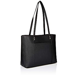 Karl Lagerfeld Paris womens Maybelle Tote Bag, Black/Gold, One Size US
