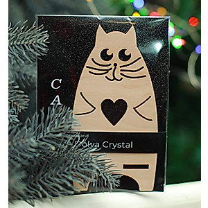 Dolyacrystal Wooden Phone Holder - Cute Decorative Dock with Animal Design - Lightweight & Non-Slip Wood Phone Stand for Desktop, Kitchen, Bedroom, Office - Cradles Most Smartphones & Tablets