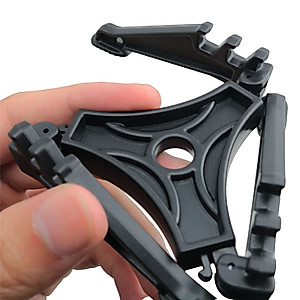 ZZHXSM Fuel Can Stabilizer for Camping Stoves Black Plastic Mini Foldable Canister Tripod Stand Base Bottle Shelf