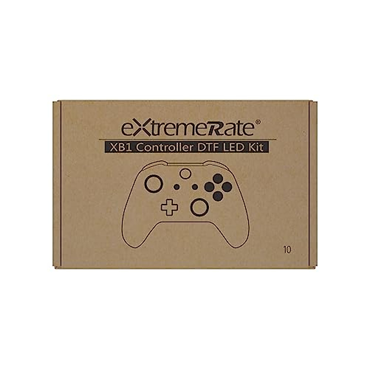 eXtremeRate Multi-Colors Luminated Dpad Thumbsticks Start Back ABXY Action Buttons (DTF) LED Kit for Xbox One Standard, Xbox One S X Controller 7 Colors 9 Modes Button Control -Controller NOT Included