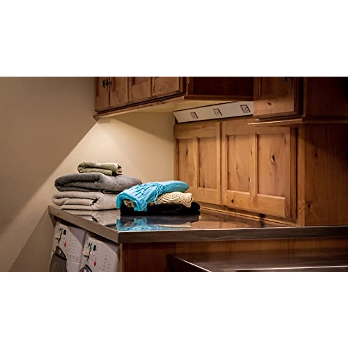 Task APT Angled Power Strip 18 inch Left, 3 Receptacles, White