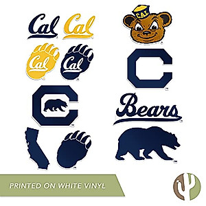 Cal Berkely Sticker Vinyl Decal Laptop Water Bottle Car Scrapbook (Type A)