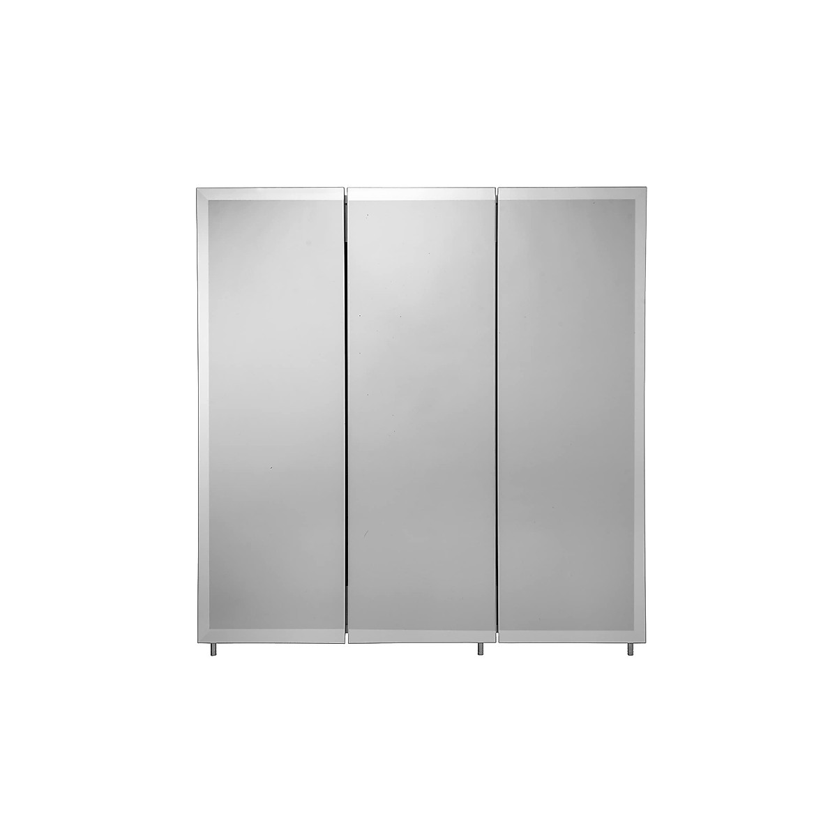 Croydex Heacham 30-Inch x 30-Inch Triple Door Tri-View Cabinet with Hang 'N' Lock Fitting System