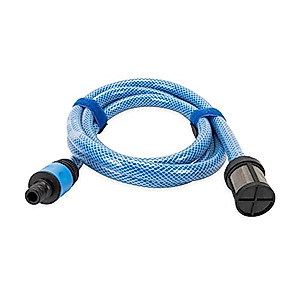 Trac Outdoors Portable Washdown Pump Kit - Self-Priming Marine-Grade Pump - Includes Everything Needed to Power-Spray, Just Add Water (69380), Blue