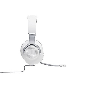 JBL Quantum 100 - Wired Over-Ear Gaming Headphones - White (Renewed)
