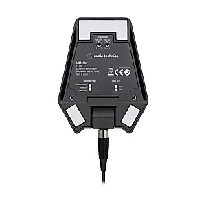 Audio-Technica U891RB Cardioid Condenser Boundary Microphone with Switch, RGB LED & Integral Power Module, Phantom Power Only, Black